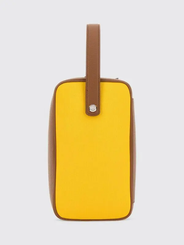 Dolce & Gabbana Bi Lock Handbag In Leather And Canvas