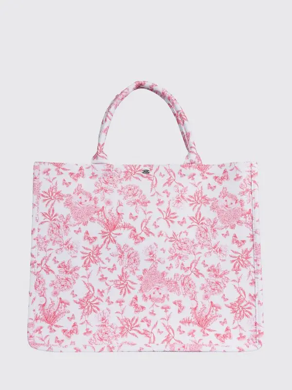 TARTINE ET CHOCOLAT Toile De Jouy Jacquard Cotton Bag - Multicolor