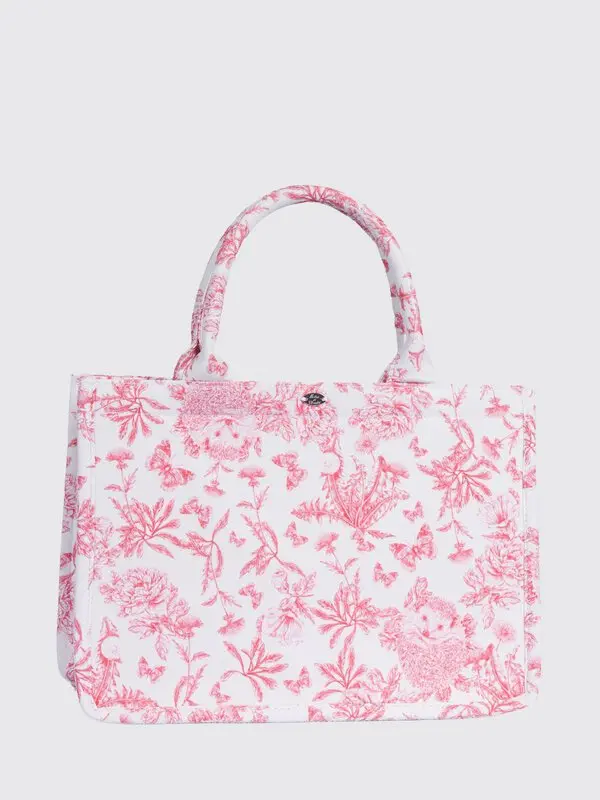 TARTINE ET CHOCOLAT Toile De Jouy Jacquard Cotton Bag - Multicolor