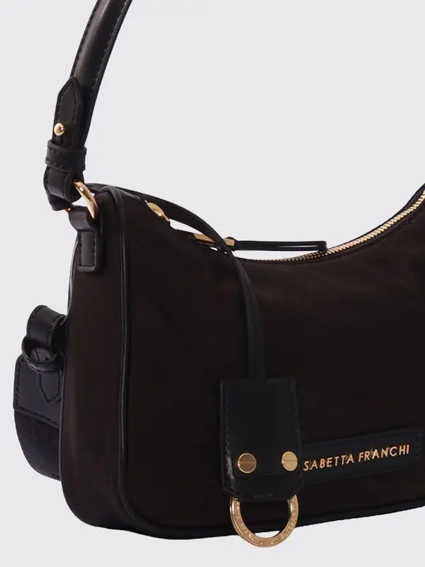 Elisabetta Franchi Nylon Mini Shoulder Bag