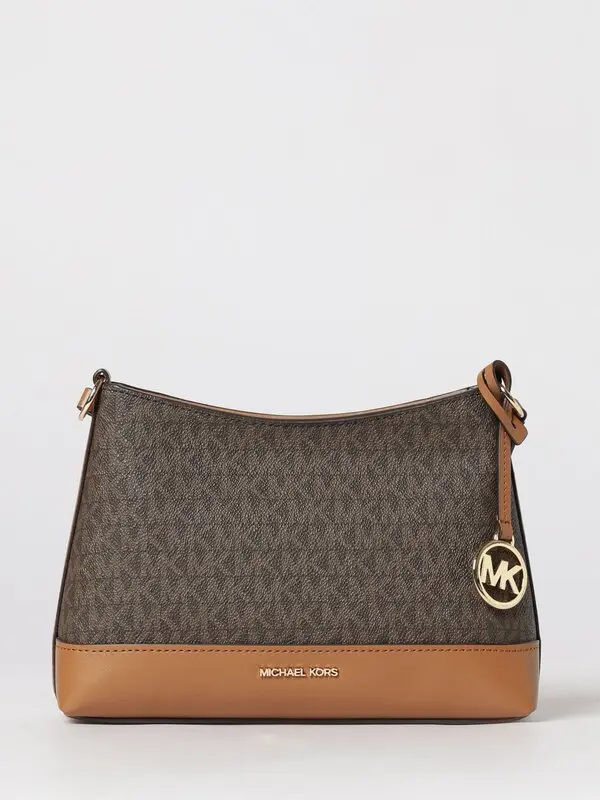Michael Kors Monogram Crossbody Bag - Brown