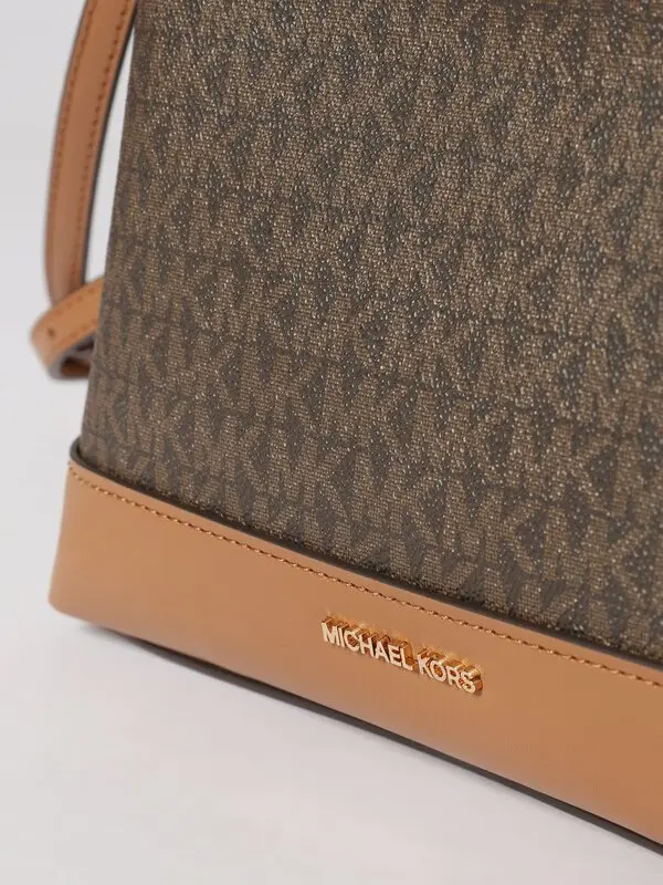Michael Kors Monogram Crossbody Bag - Brown
