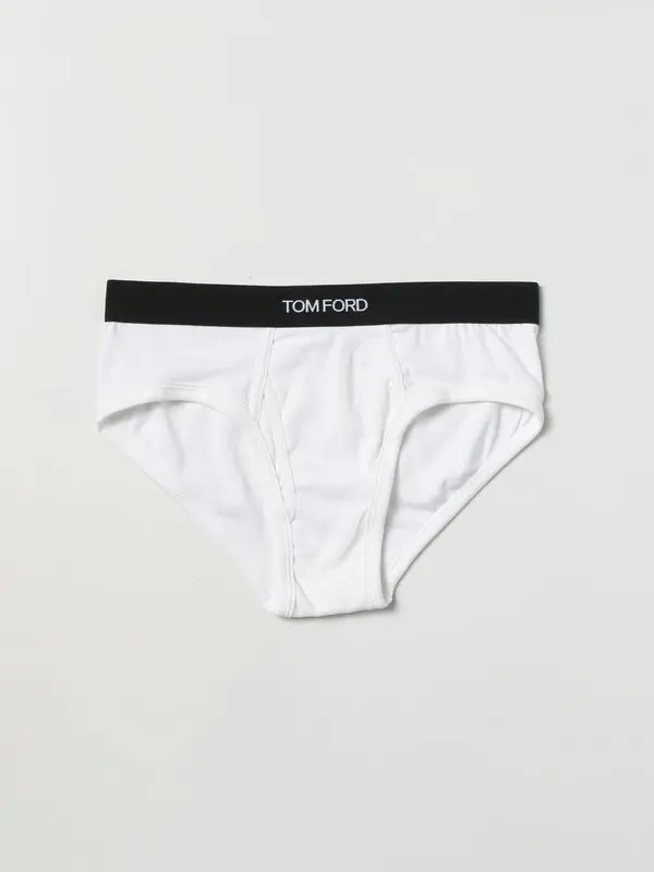 TOM FORD Briefs In Stretch Cotton - Black 1