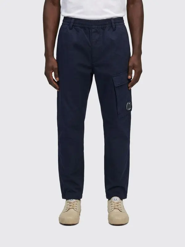C.P. COMPANY Cotton Cargo Trousers - Blue