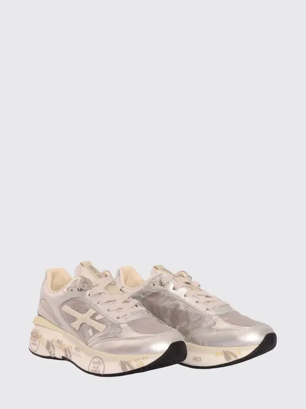 Premiata Metallic Sneakers - Silver