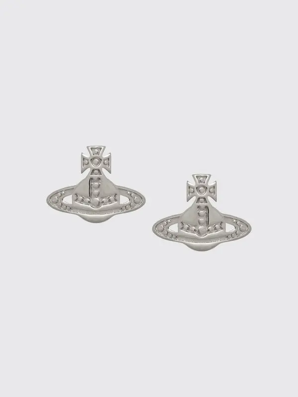 VIVIENNE WESTWOOD Orb Stud Earrings - Platinum