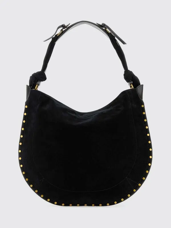 Isabel Marant Étoile Studded Fringe Shoulder Bag - Black