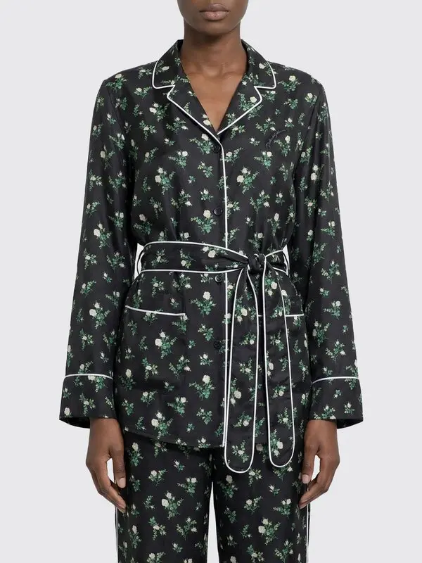 Dolce & Gabbana Floral Print Shirt - Black