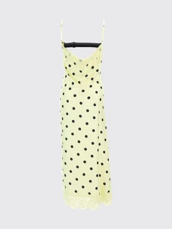 Sportmax Polka Dot Silk Midi Dress