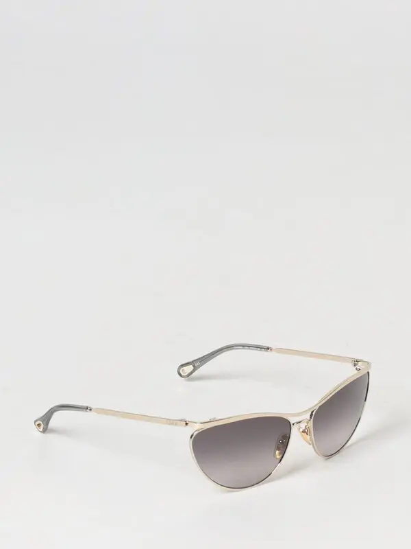 Chloé Uma Metal Cat Eye Sunglasses - Brown