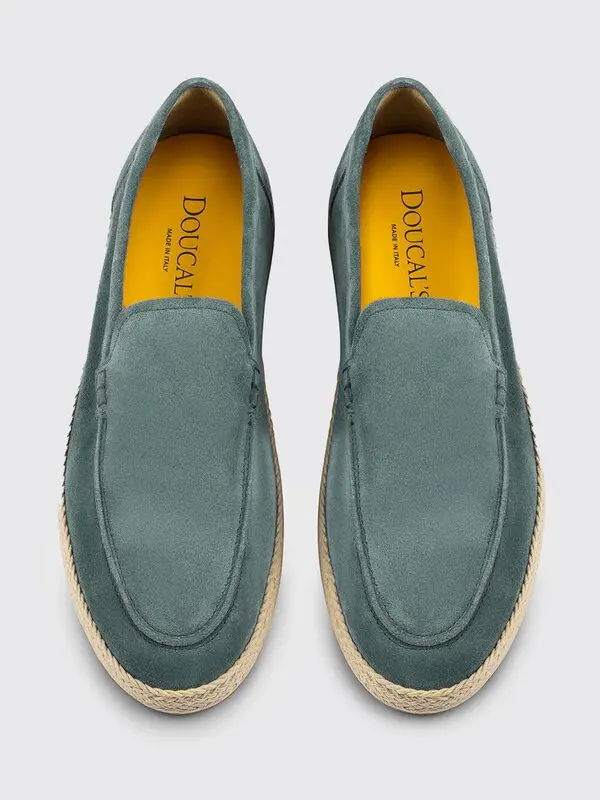 DOUCAL'S Suede Espadrilles - Green