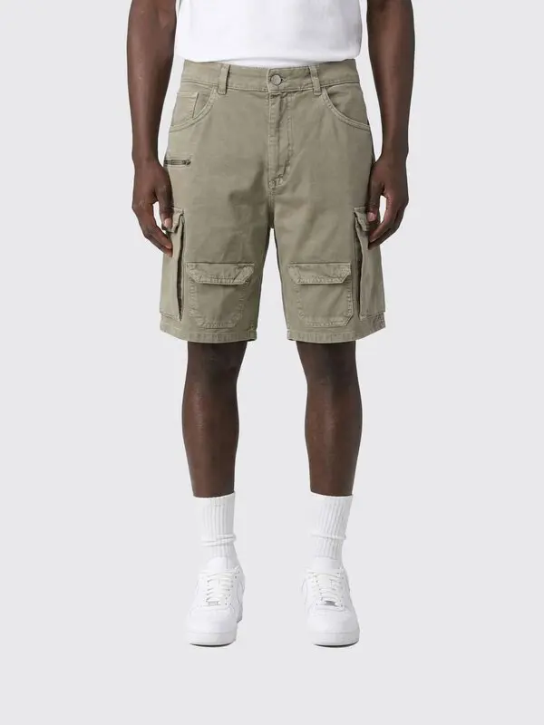 REPRESENT Cotton Denim Cargo Shorts - Beige