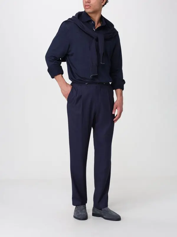 Brunello Cucinelli Cotton Polo Shirt - Blue