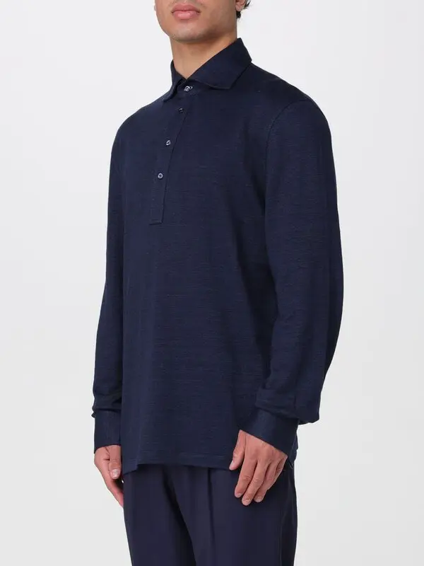 Brunello Cucinelli Cotton Polo Shirt - Blue