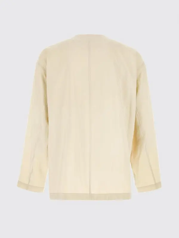LEMAIRE Minimal Silk Blend Shirt - Milk