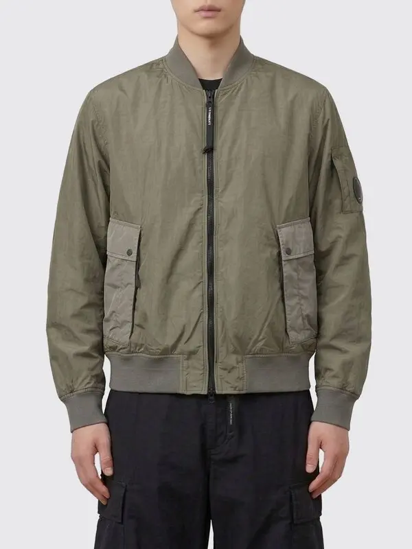 C.P. COMPANY Nylon Bomber Jacket - Grey