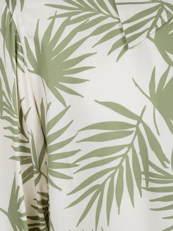 LANEUS Printed Viscose Shirt