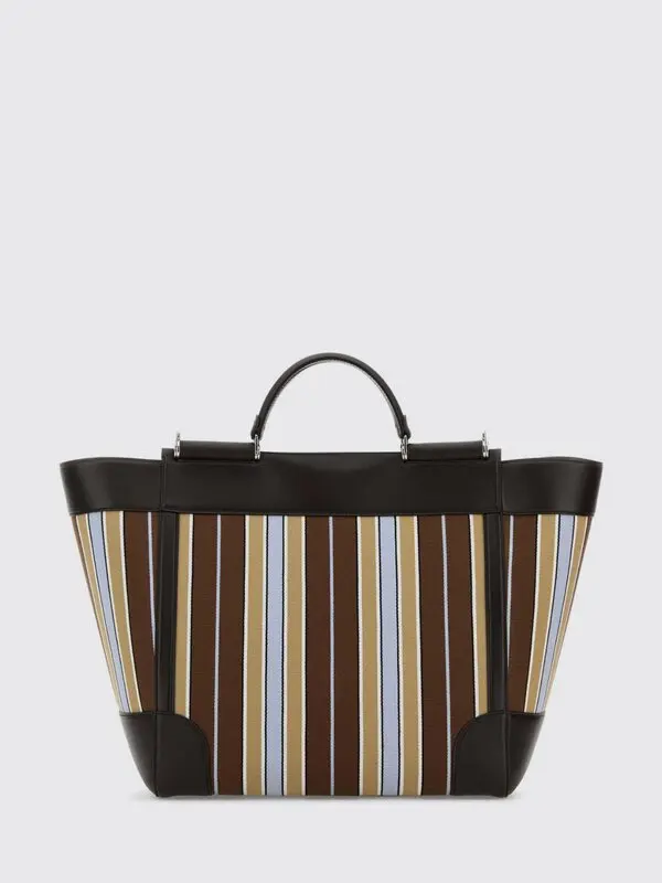 Dolce & Gabbana Striped Top Handle Bag