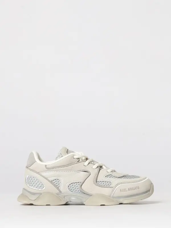 Axel Arigato Eris Nubuck And Mesh Sneakers - Grey