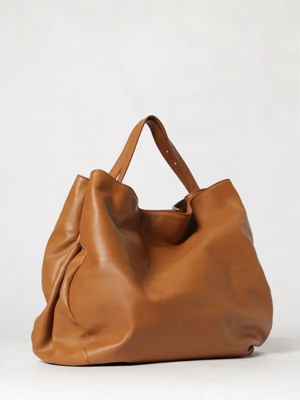 VIC MATIE Leather Shoulder Bag - Brown