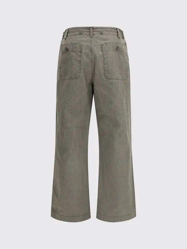 GOLDEN GOOSE Wide Leg Cotton Denim Jeans