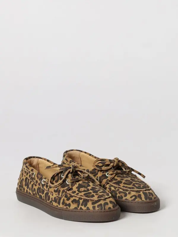 SUMMERY COPENHAGEN Paia Suede Boat Loafers - Multicolor