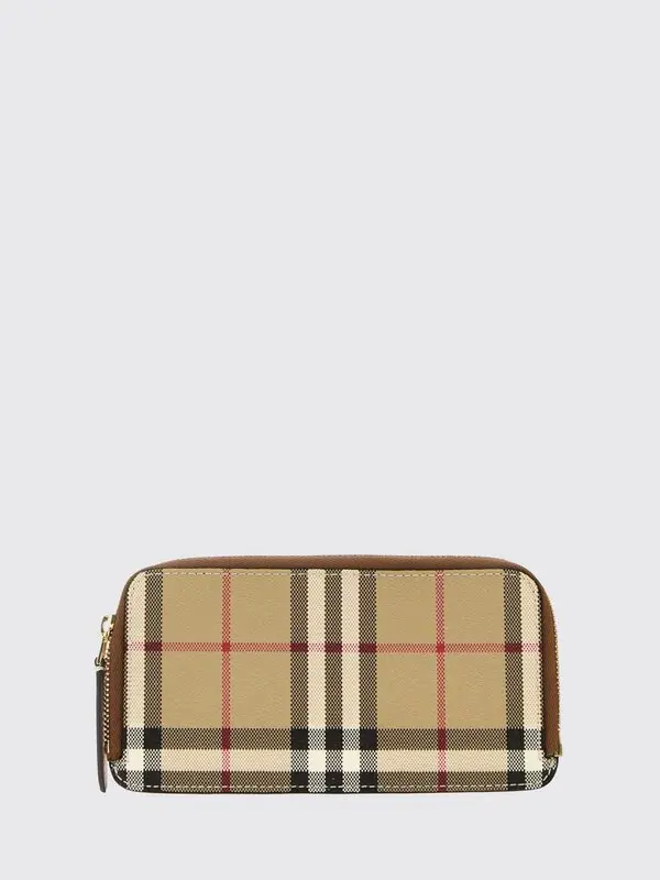 Burberry Check Canvas Wallet