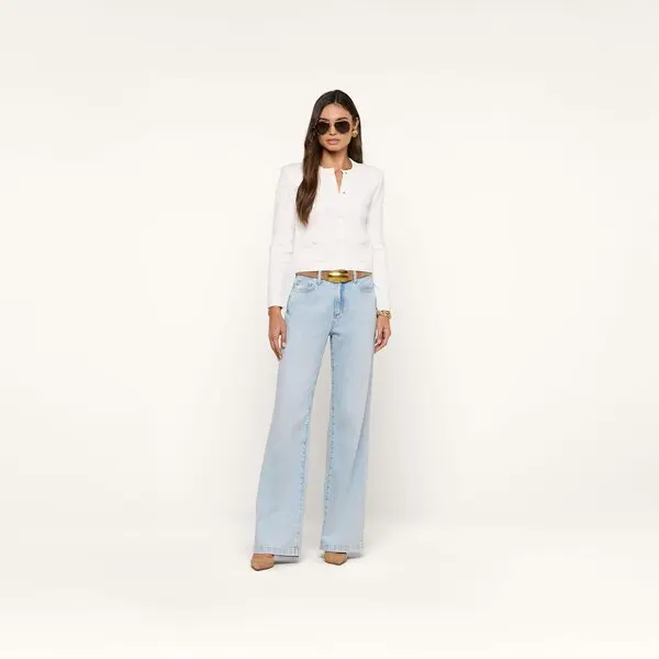 L'Agence Patsy Cropped Cardigan - Ivory