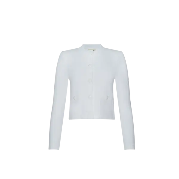 L'Agence Patsy Cropped Cardigan - Ivory