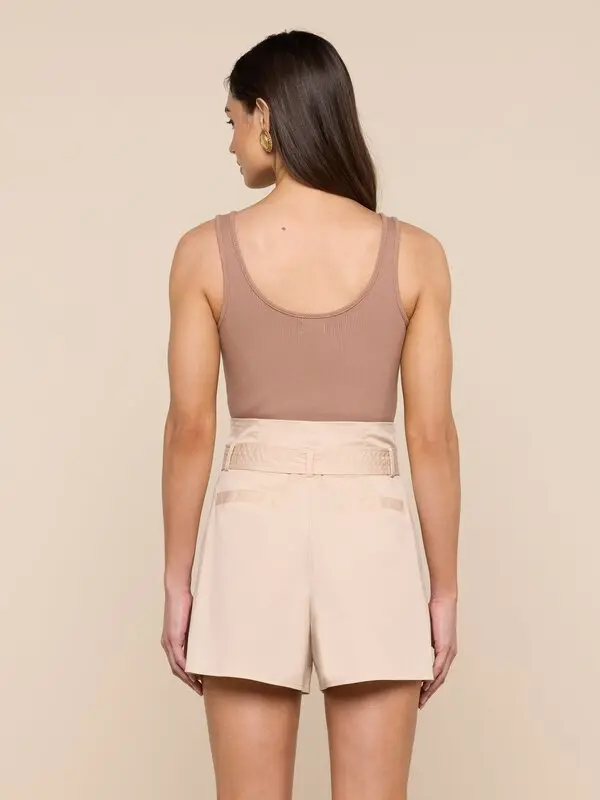 L'Agence Nica Scoopneck Bodysuit - Hazelnut