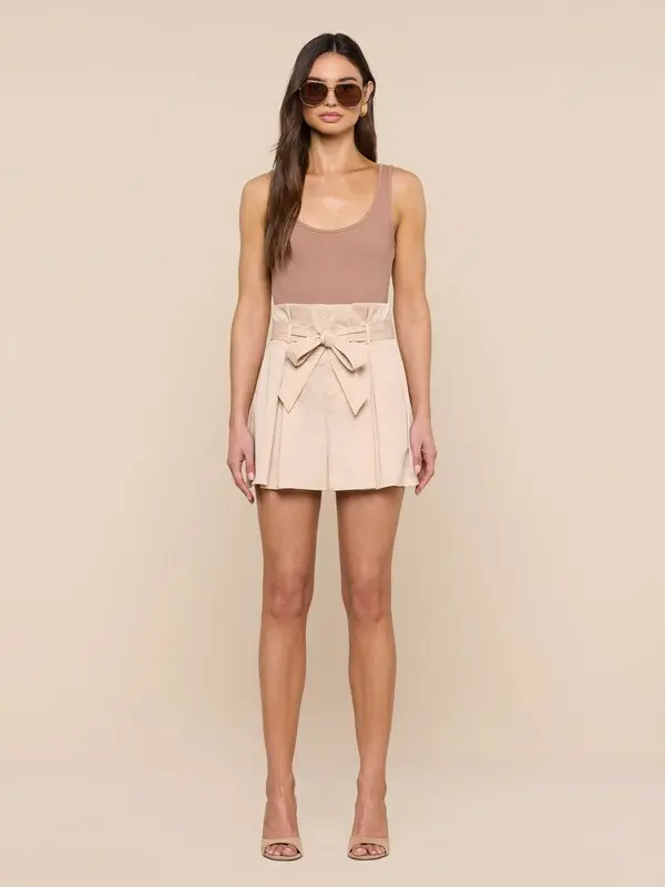 L'Agence Nica Scoopneck Bodysuit - Hazelnut
