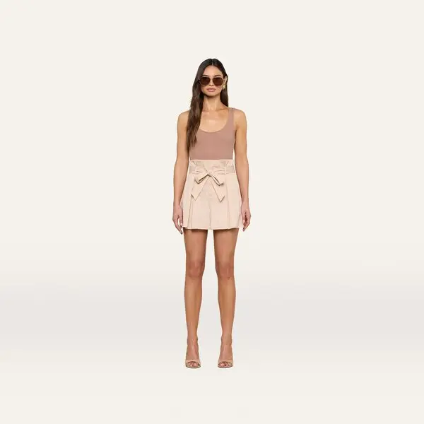 L'Agence Nica Scoopneck Bodysuit - Hazelnut