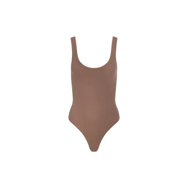 L'Agence Nica Scoopneck Bodysuit - Hazelnut