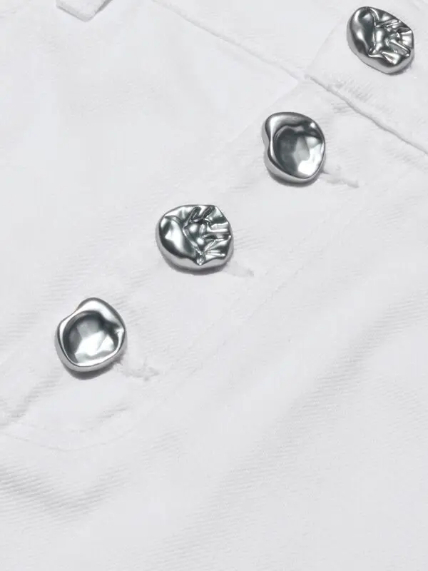 L'Agence Solene Jean Mini Skirt - Blanc