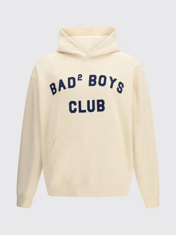 Dsquared2 Cotton Hoodie With Logo Print - Ivory
