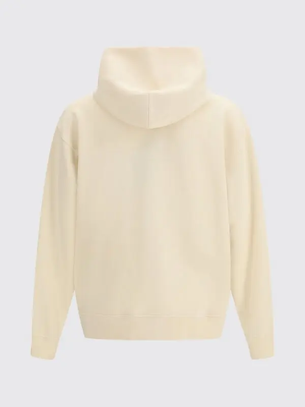 Dsquared2 Cotton Hoodie With Logo Print - Ivory