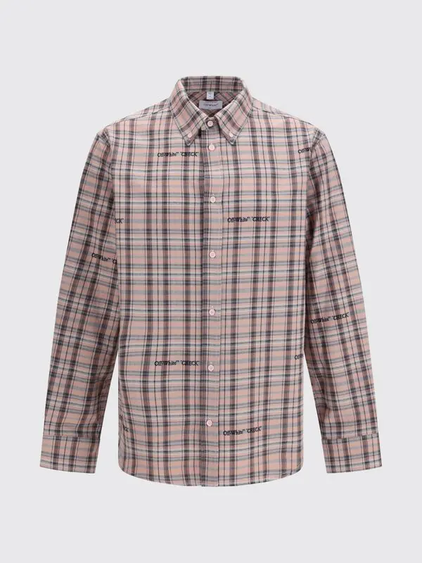 Off-White Check Cotton Shirt