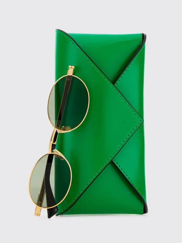 Bottega Veneta Metal Oval Sunglasses - Gold