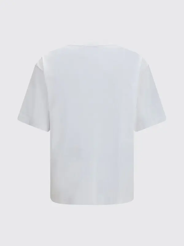 Off-White Cotton T-shirt With Slogan - White