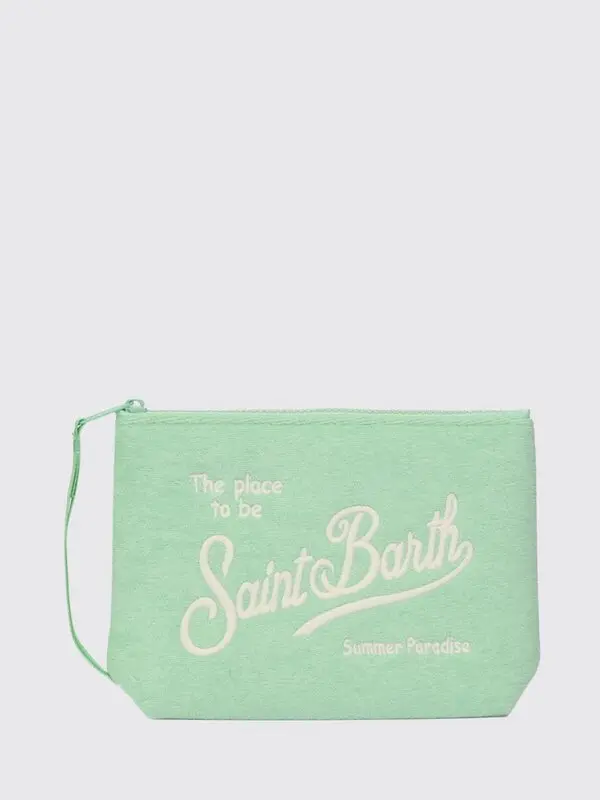 MC2 SAINT BARTH Aline Chenille And Cotton Terry Pochette - Fa04