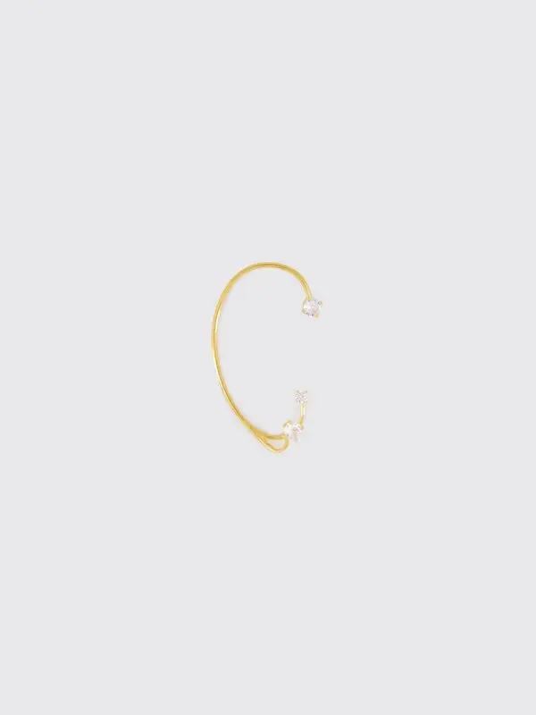 PANCONESI Three Point Rhinestone Ear Cuff - Gold