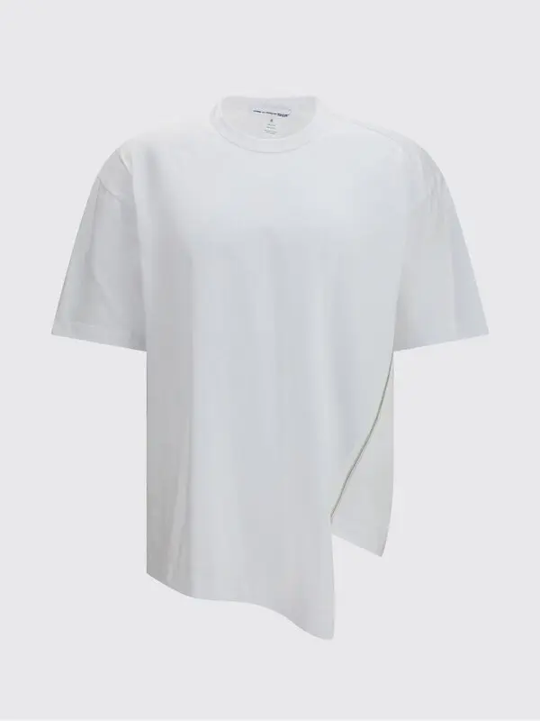 Comme Des Garçons Asymmetric Cotton T-shirt - White