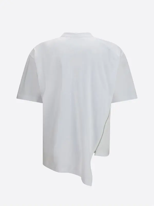 Comme Des Garçons Asymmetric Cotton T-shirt - White