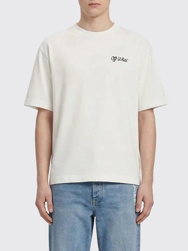 Off-White Cotton T-shirt - White