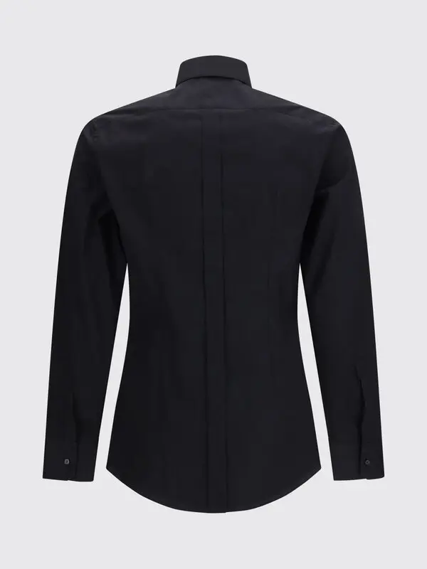 Dolce & Gabbana Classic Stretch Cotton Shirt - Black