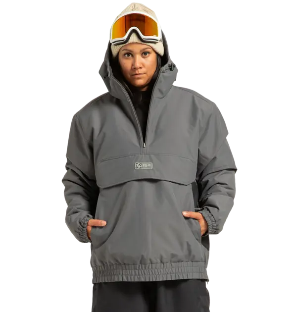 DC SHOES Nexus Reversible Insulated Anorak Jacket - Magnet