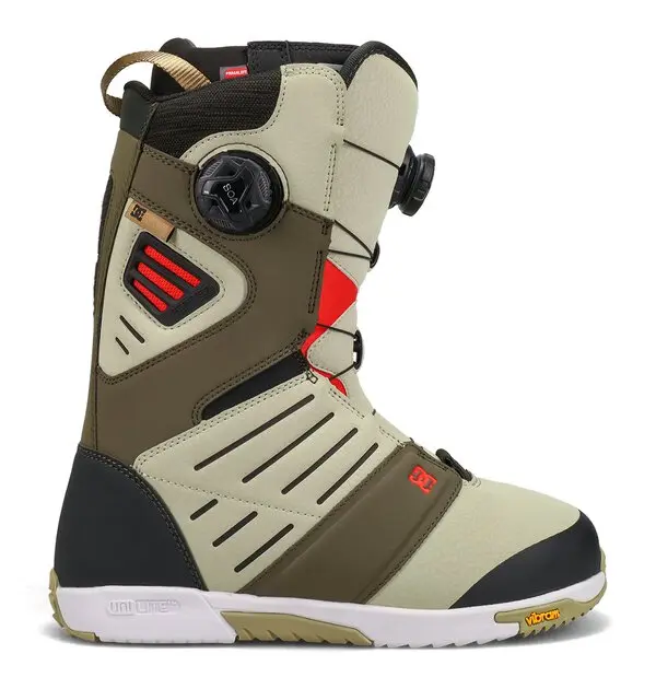 DC SHOES Snowboard Boots - Taupe/grey/orange