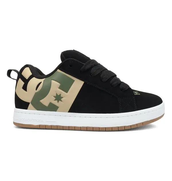 DC SHOES Court Graffik Special Edition Sneakers - Black/tan/olive