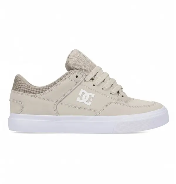 DC SHOES Onyx Skate Shoes - Light Grey/tan
