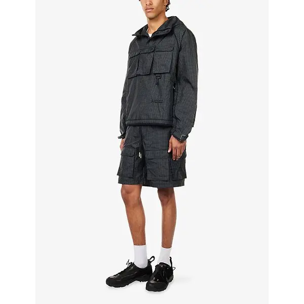 Reese Cooper Tahoe Packable Ripstop Woven Anorak - Black